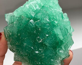 Cubic Green Halite !! - Etsy