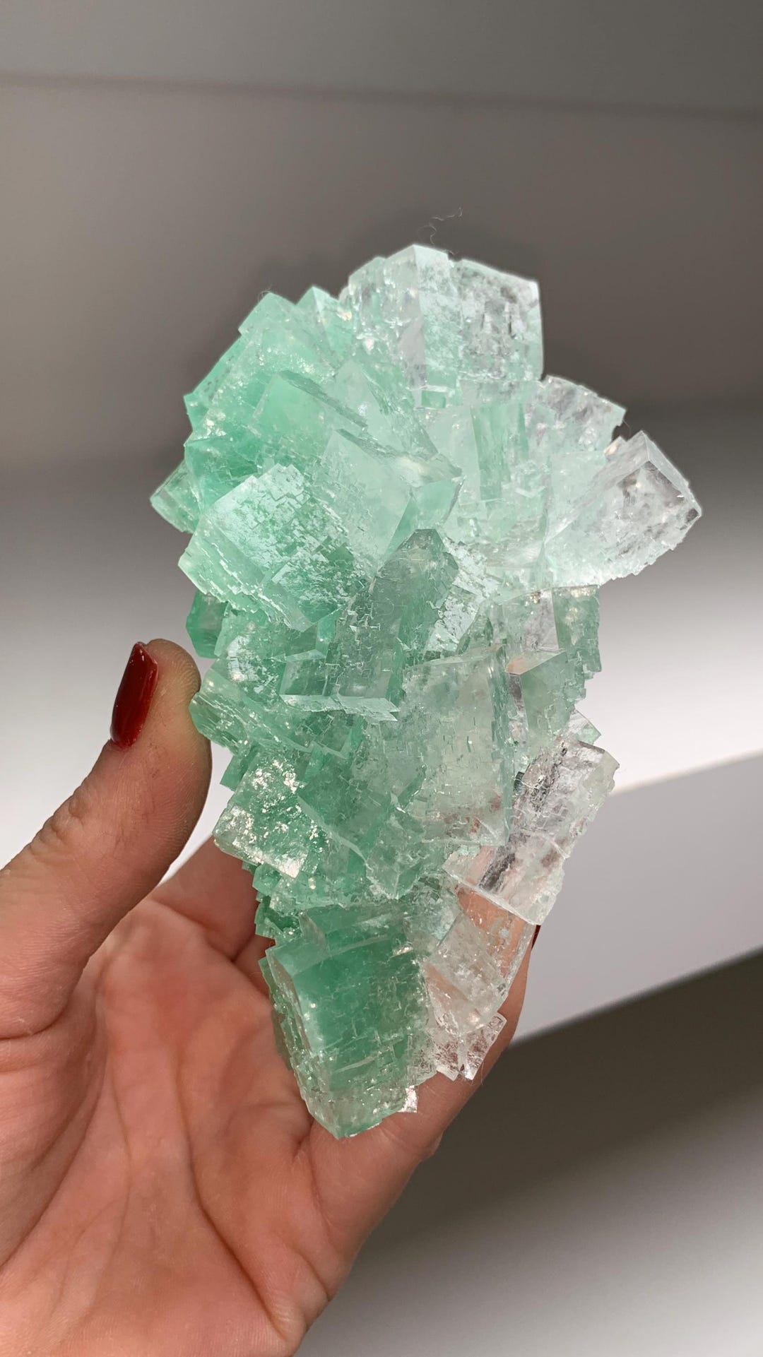 Cubic Green Halite !! - Etsy