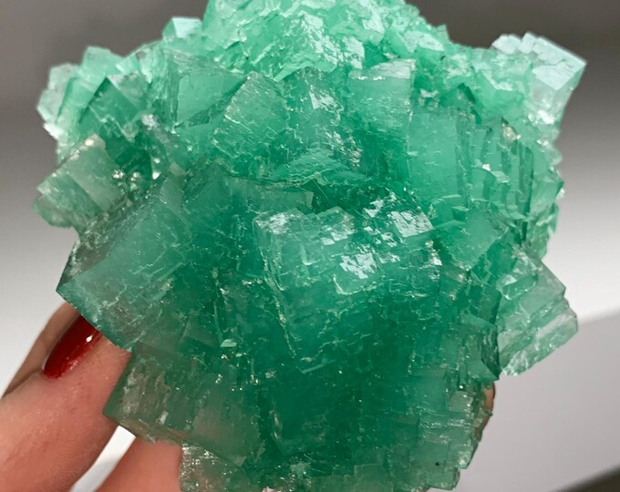 Cubic Green Halite !! - Etsy
