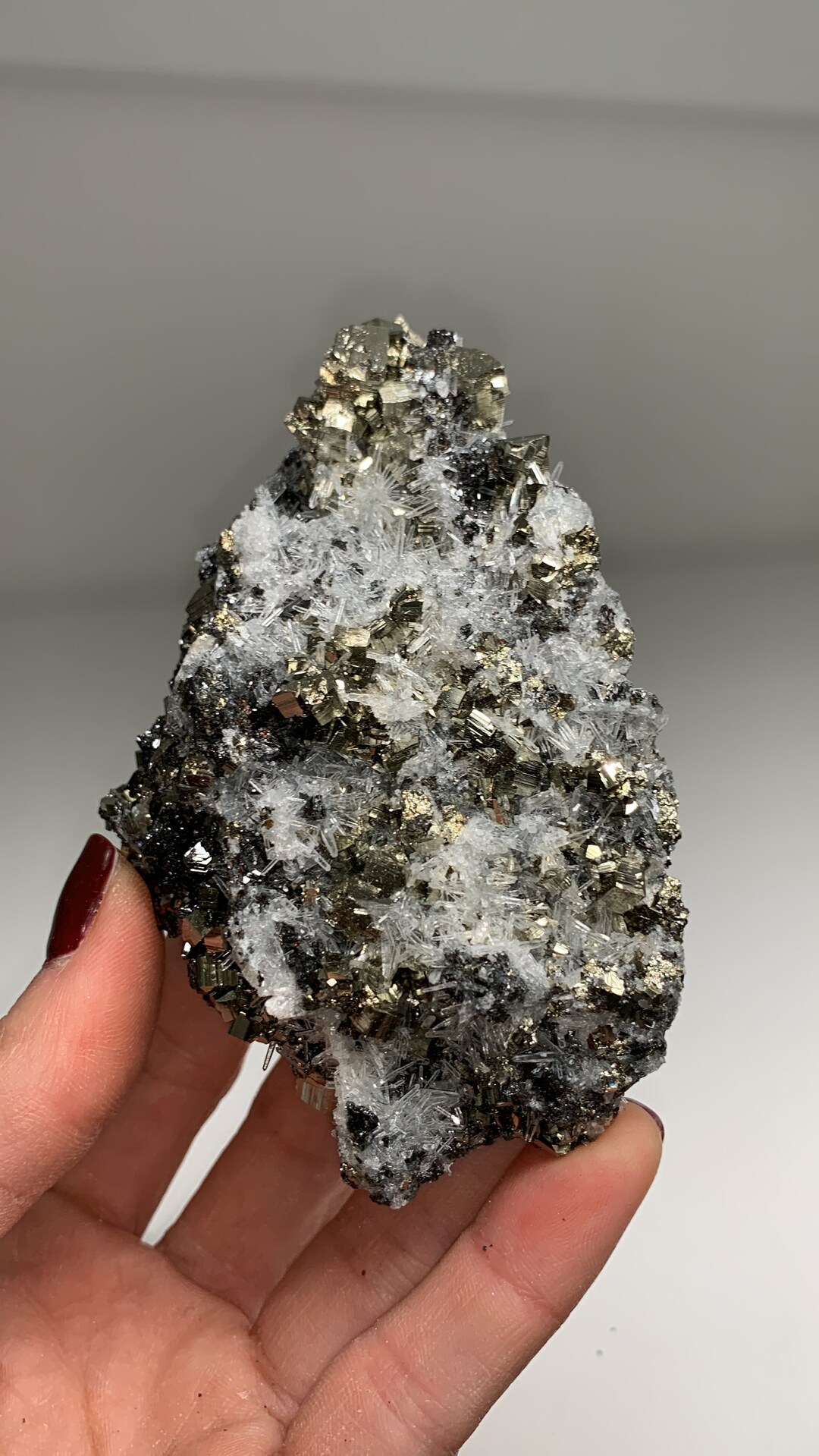 Metallic Galena With Pyrite and Quartz Crystals !! - Etsy