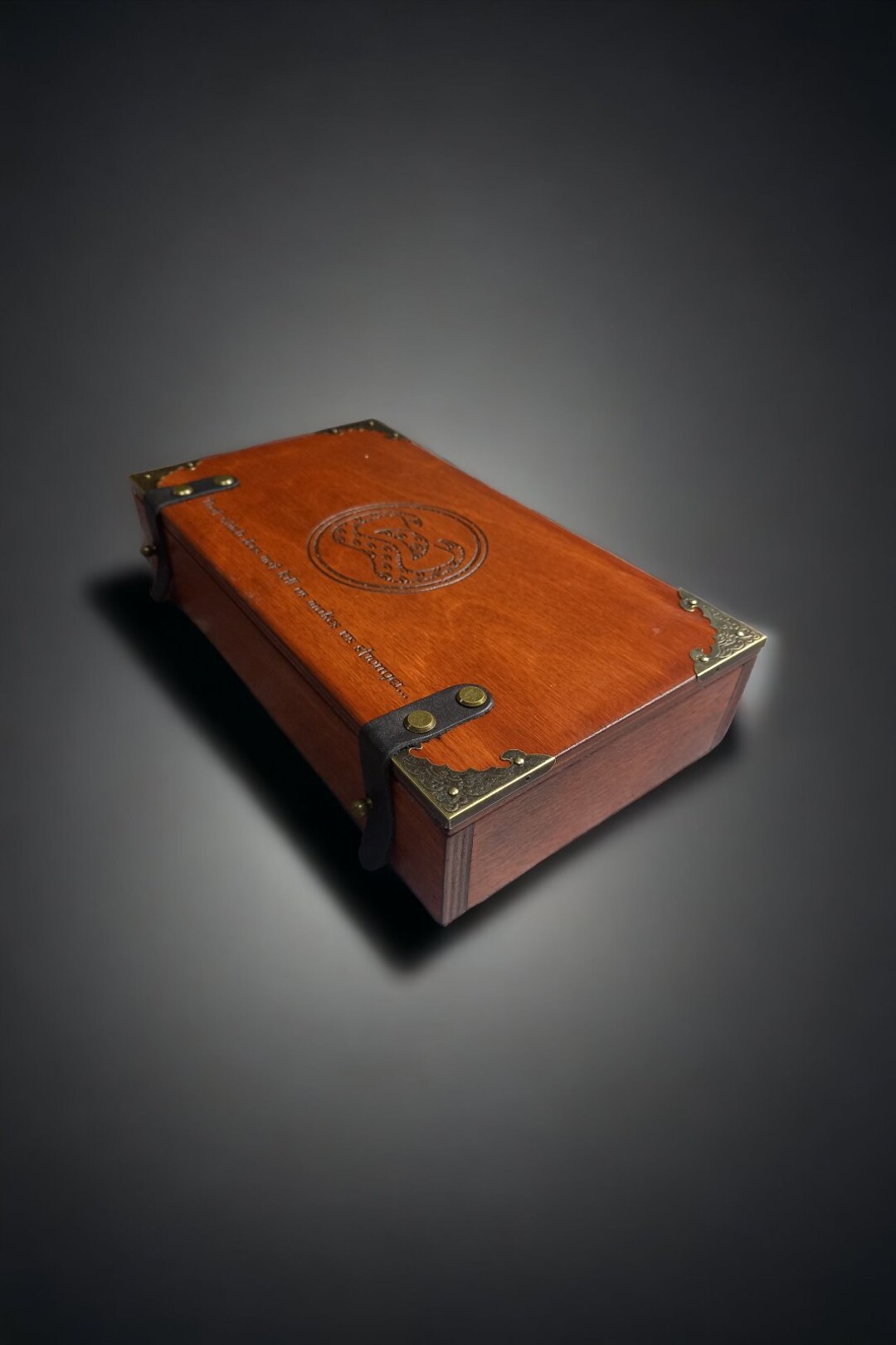 Engraved Dice Tray Conan the Barbarian Snake Dice Box Character RPG Box ...