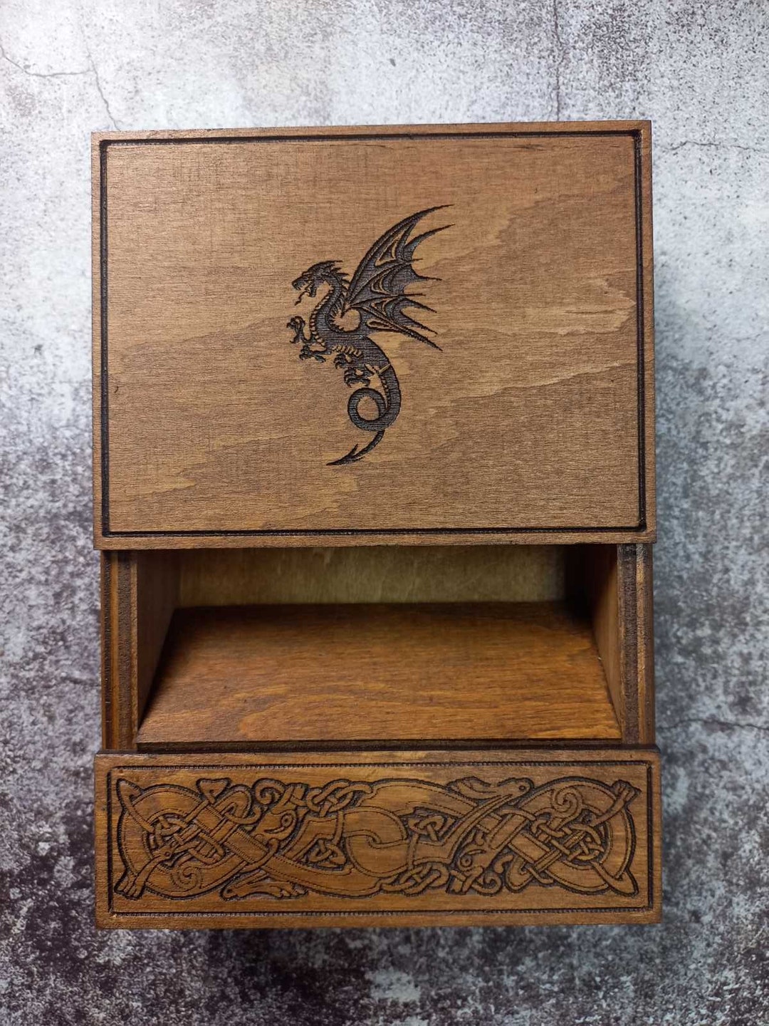 Wooden Dice Tower ONLY / Custom Engraving Board Game/ Dice Tower ...