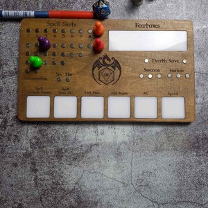 Dnd Magnetic Tracker Dnd Magnetic Combat Dashboard Dungeons and Dragons ...