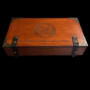 Engraved Dice Tray Conan the Barbarian Snake Dice Box Character RPG Box ...