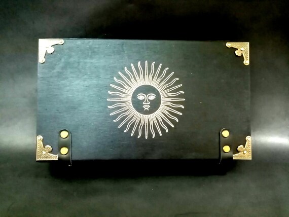 Dice Tray Wood Dice BLACK Box Archer Dice Tray RPG Box | Etsy