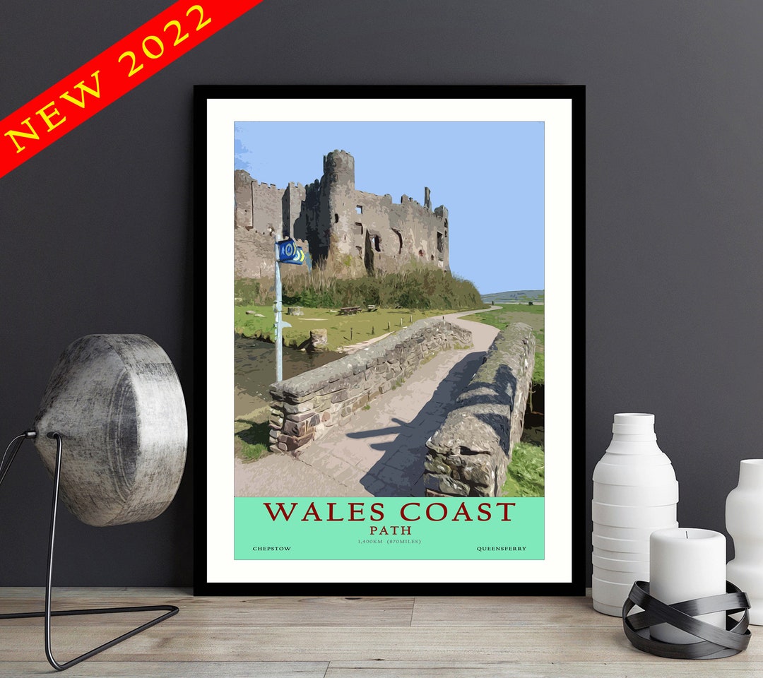 Wales Coast Path, Wales Poster, Coast Path, Poster. - Etsy