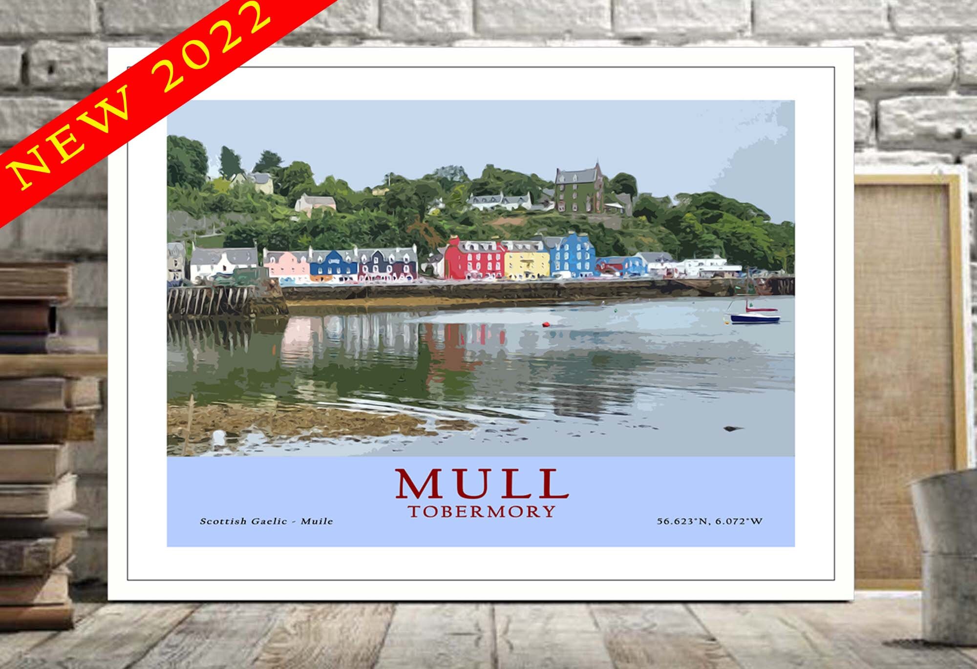 Vintage Style Poster Mull Poster Art Print Travel Poster. - Etsy