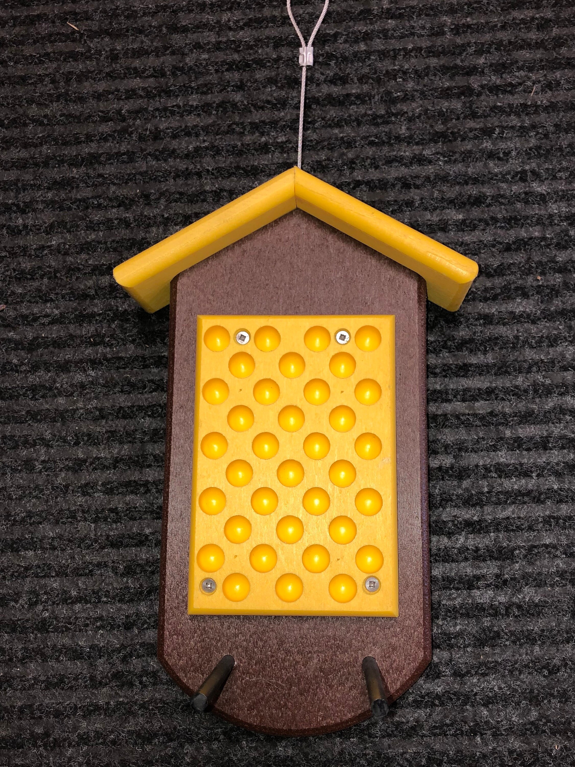 Double Peanut Butter BIRD FEEDER Amish Built Weatherproof Polywood 5"w ...