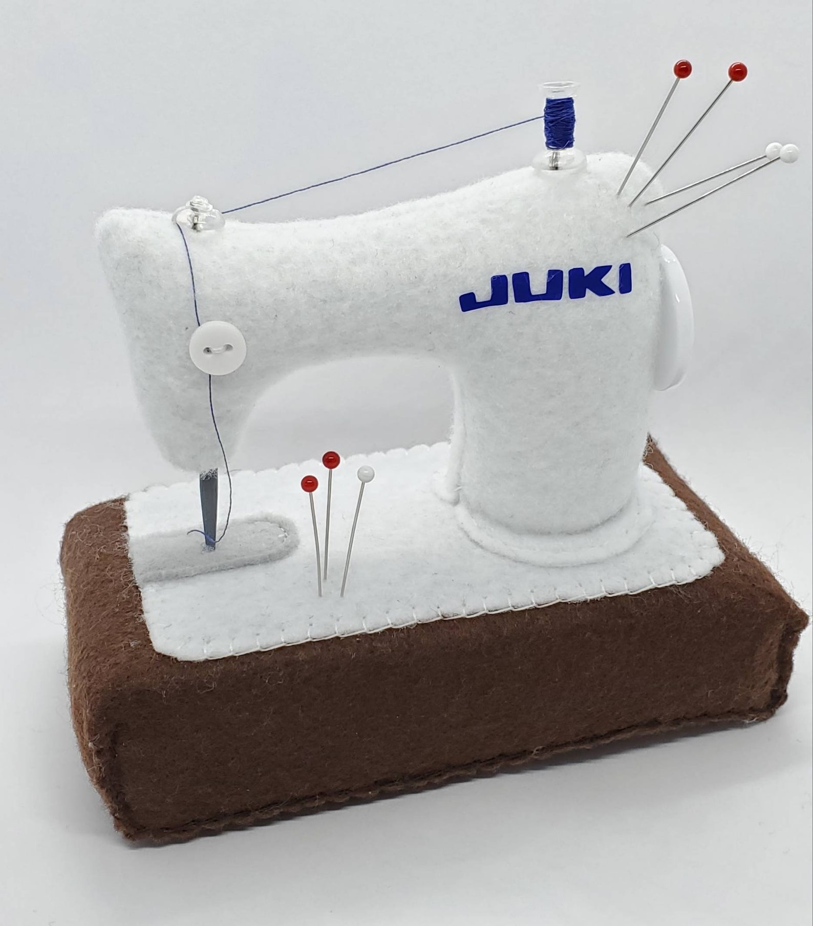 Handmade Sewing Machine Pin Cushion | Sewing Notions Gift | Pin Cushion ...