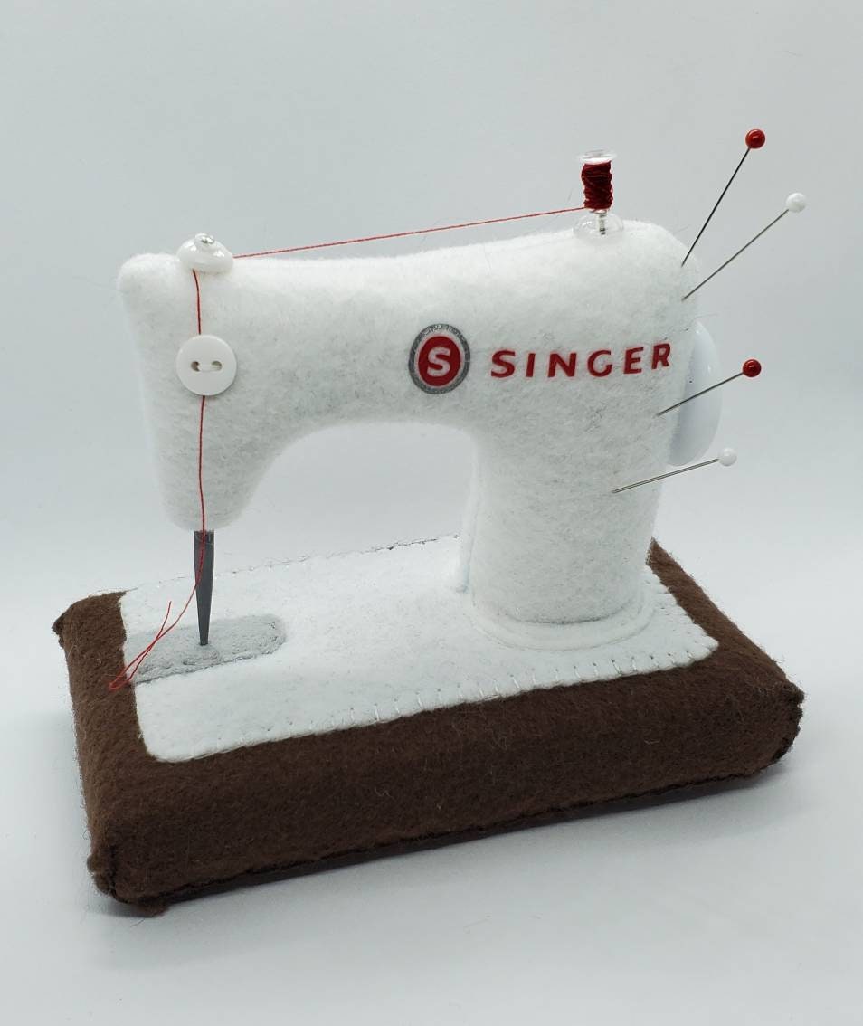 Handmade Sewing Machine Pin Cushion | Sewing Notions Gift | Pin Cushion ...