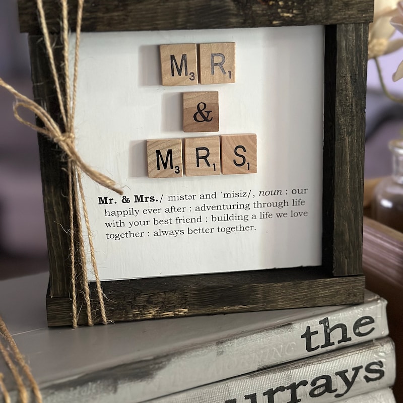Scrabble Wedding - Etsy