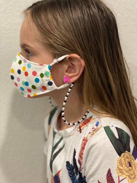 Beaded Mask Necklace Customizable Color and Personalization | Etsy