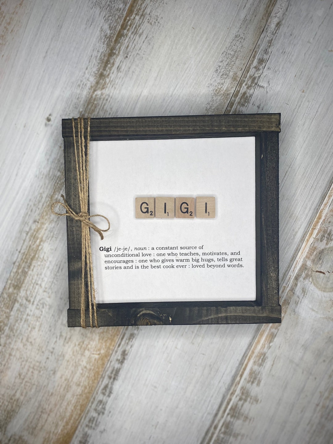 Gigi Mother's Day Gift, Gigi Sign, Grandparent Day, Grandmother Frame ...