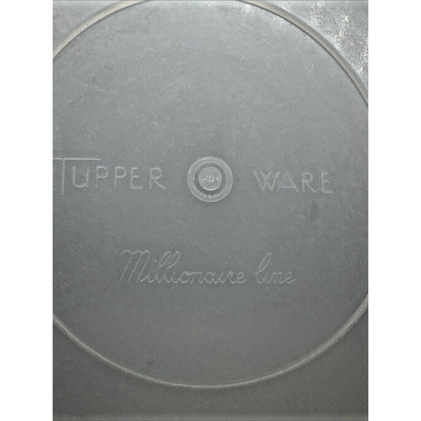 Vintage Large Tupperware Tupper Seal Logo Sheer Lid #224-4 Millionaire ...