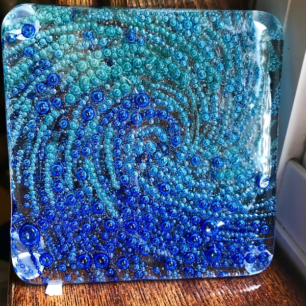 Fused Glass Coasters - Etsy