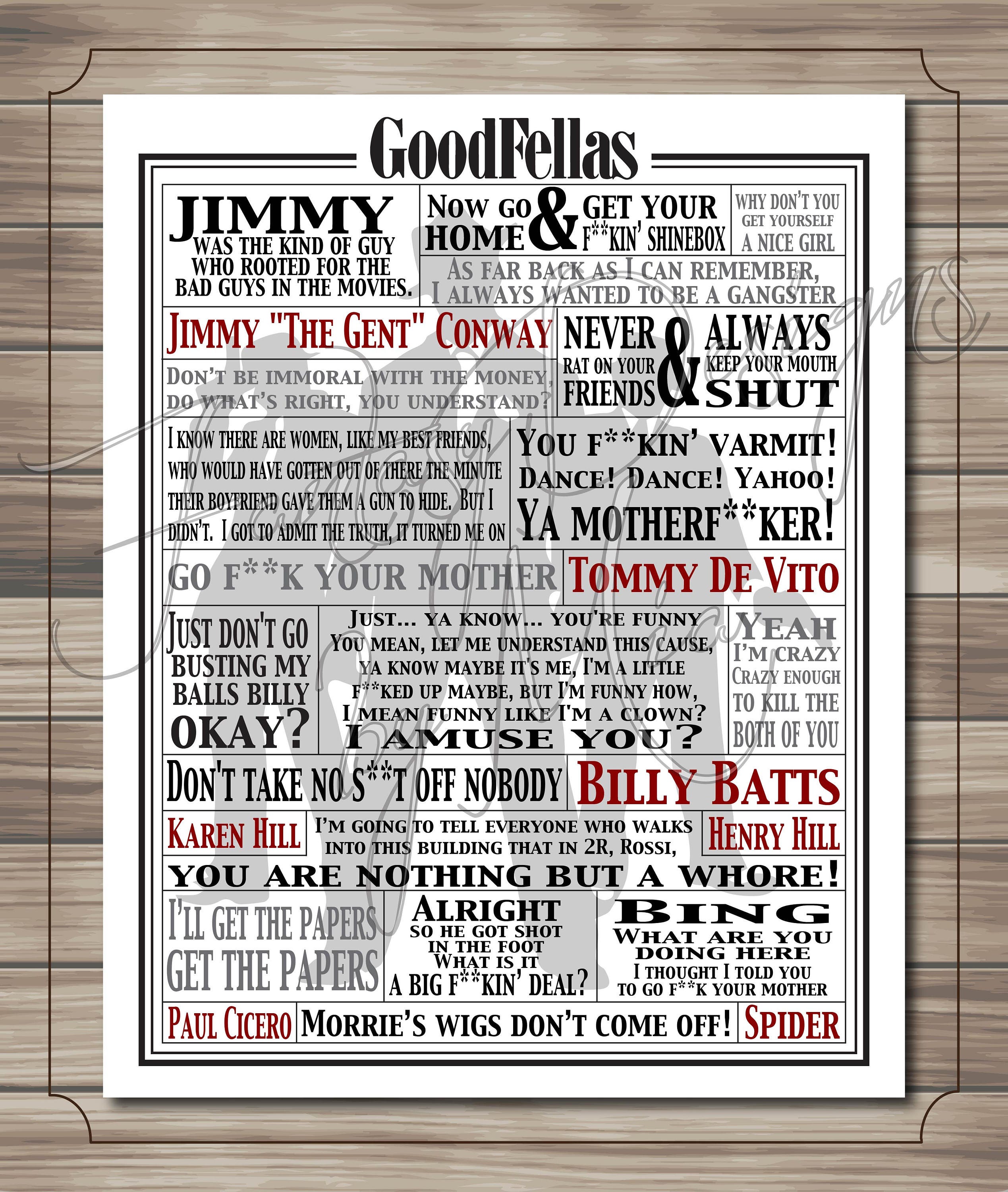 Goodfellas Wallpaper Quotes