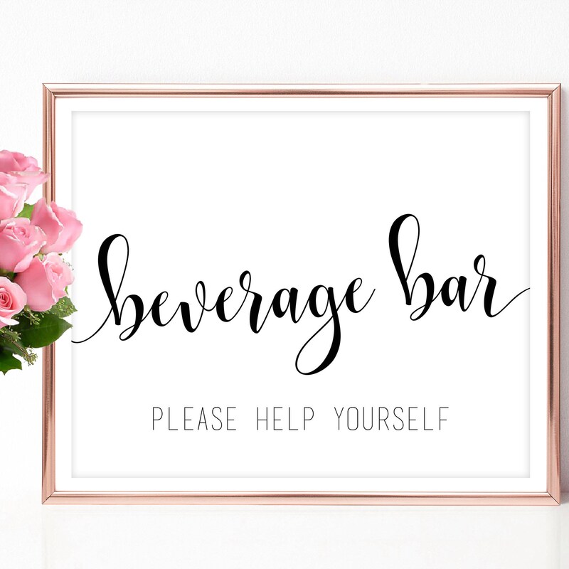Beverage Bar - Etsy