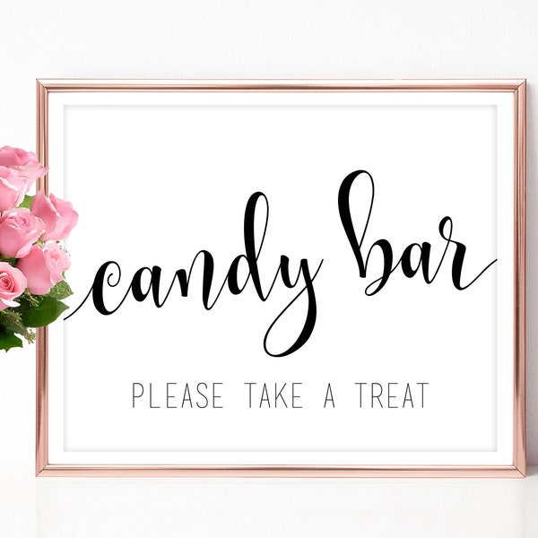 Candy Table Signs - Etsy