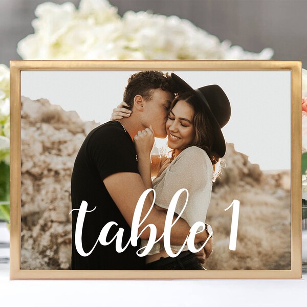 Table Numbers With Pictures - Etsy