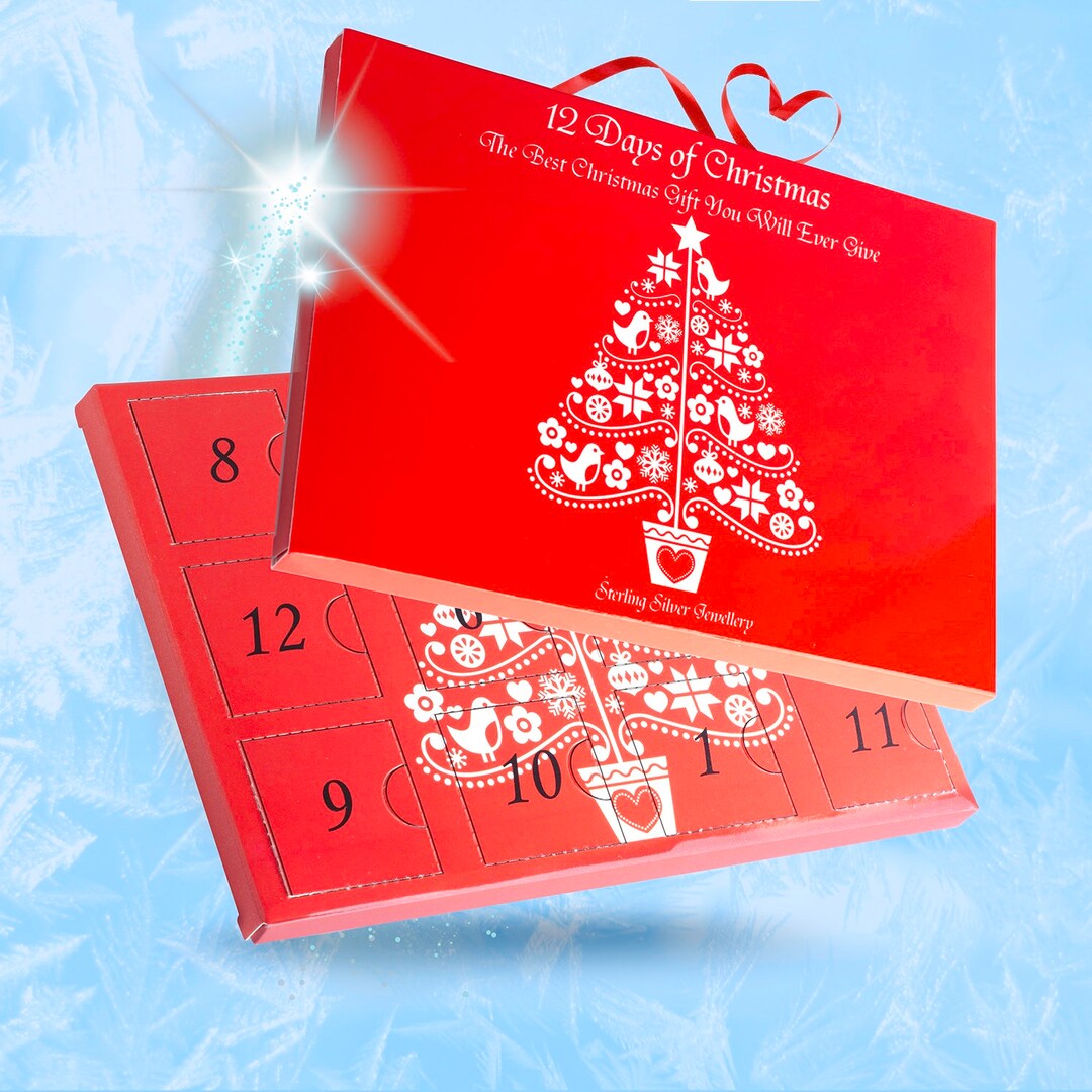 Advent Christmas Calendar 2024 With Necklace Pendent Bracelet, Earring ...