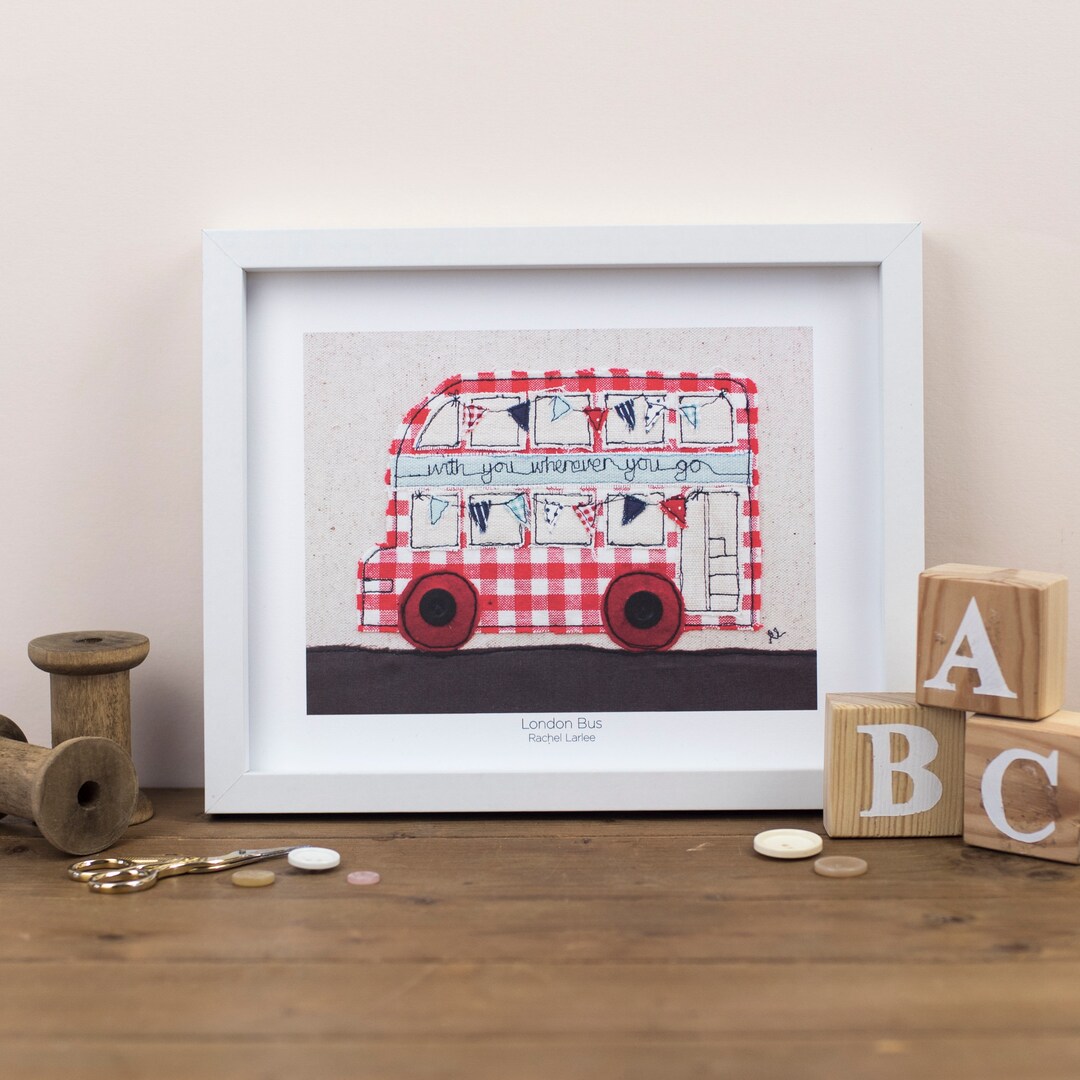 London Bus Print - Etsy