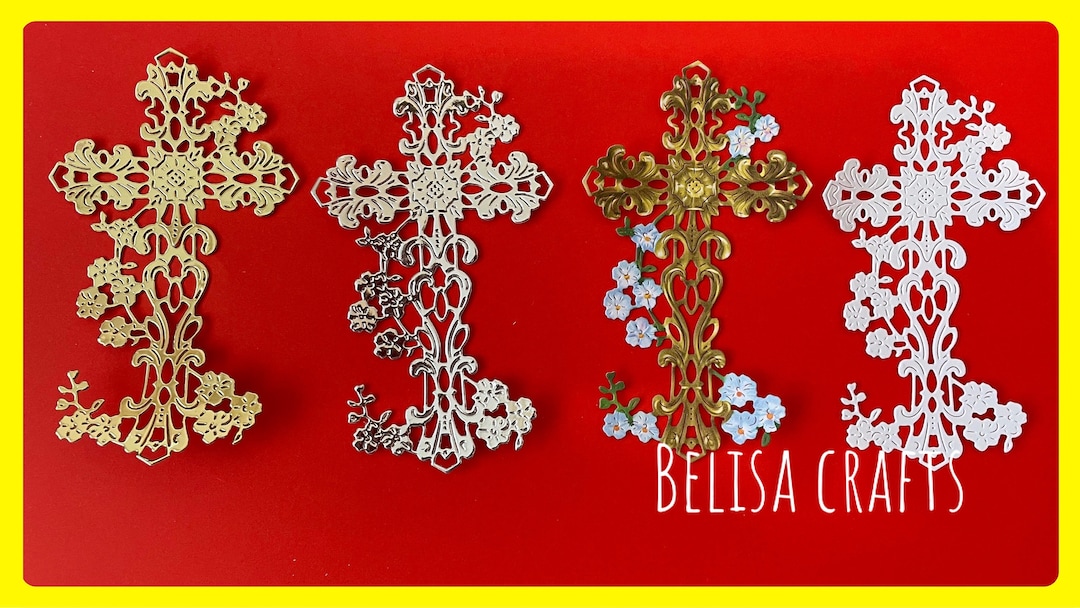 Cross Die Cuts X 4 - Etsy