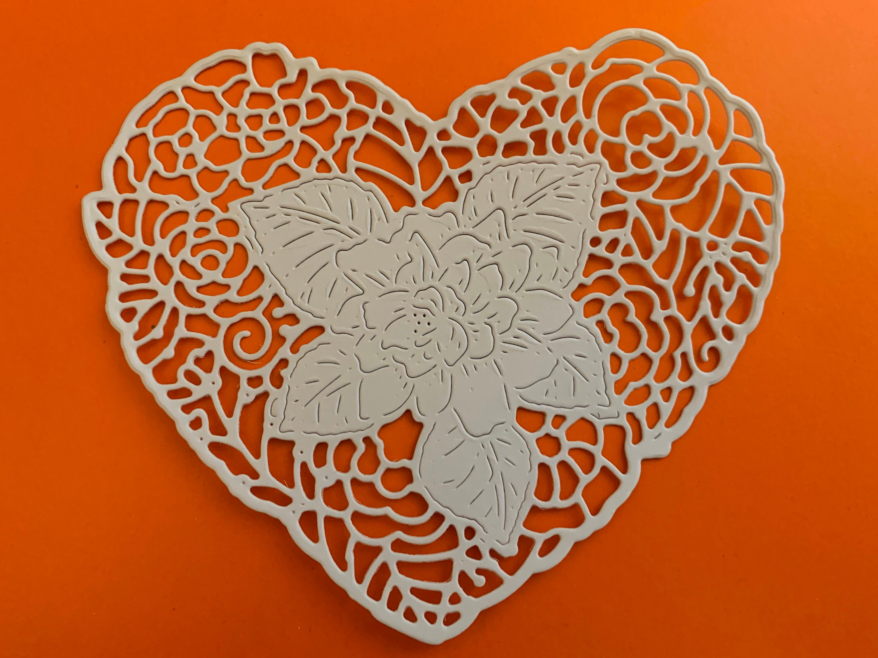 Fancy Heart Die Cuts X 3 - Etsy