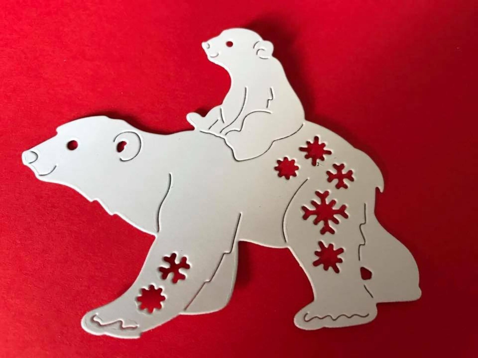 Polar Bear Die Cuts X 5 - Etsy