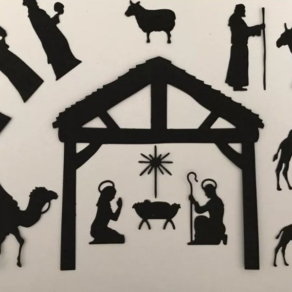 Nativity Die Cut - Etsy