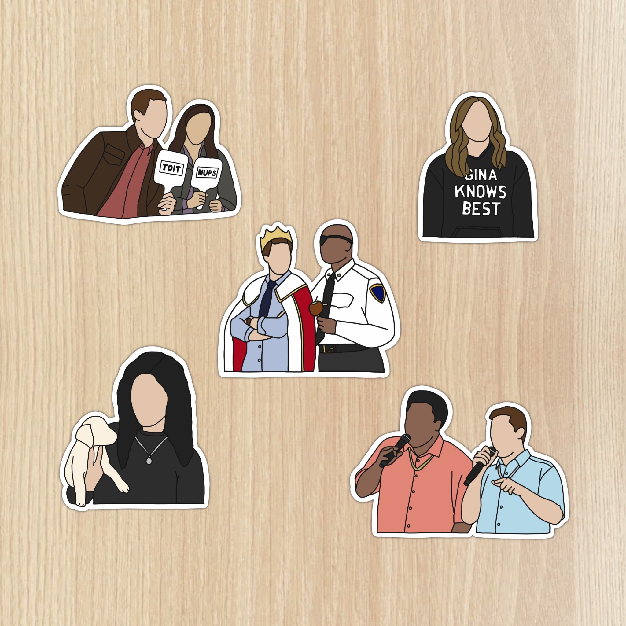 Brooklyn 99 Sitcom Sticker Pack | Etsy