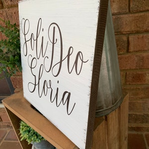11x11 Soli Deo Gloria Sign Reformed Theology Sign | Etsy