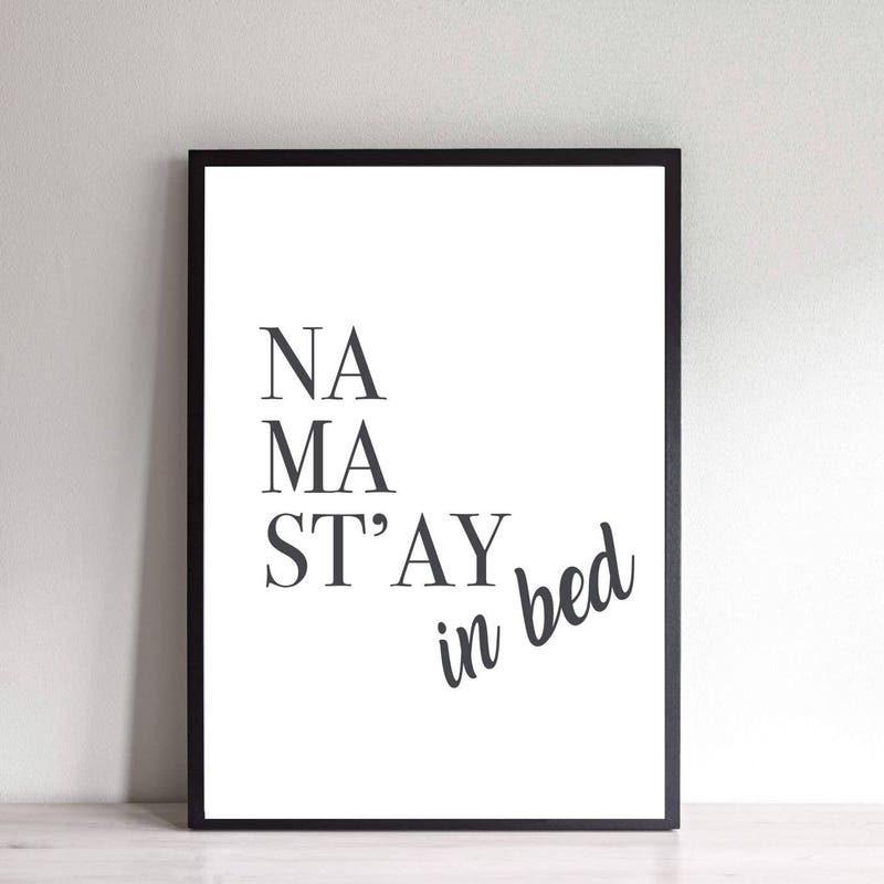 Namastay in Bed - Etsy