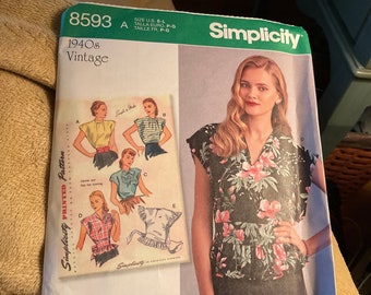 Simplicity Pattern 8593 - Etsy