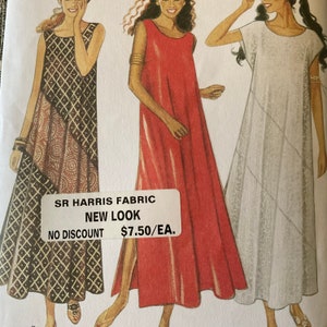 New Look 6229 Sewing Pattern Boho Dress, Sleeveless or Short Kimono ...