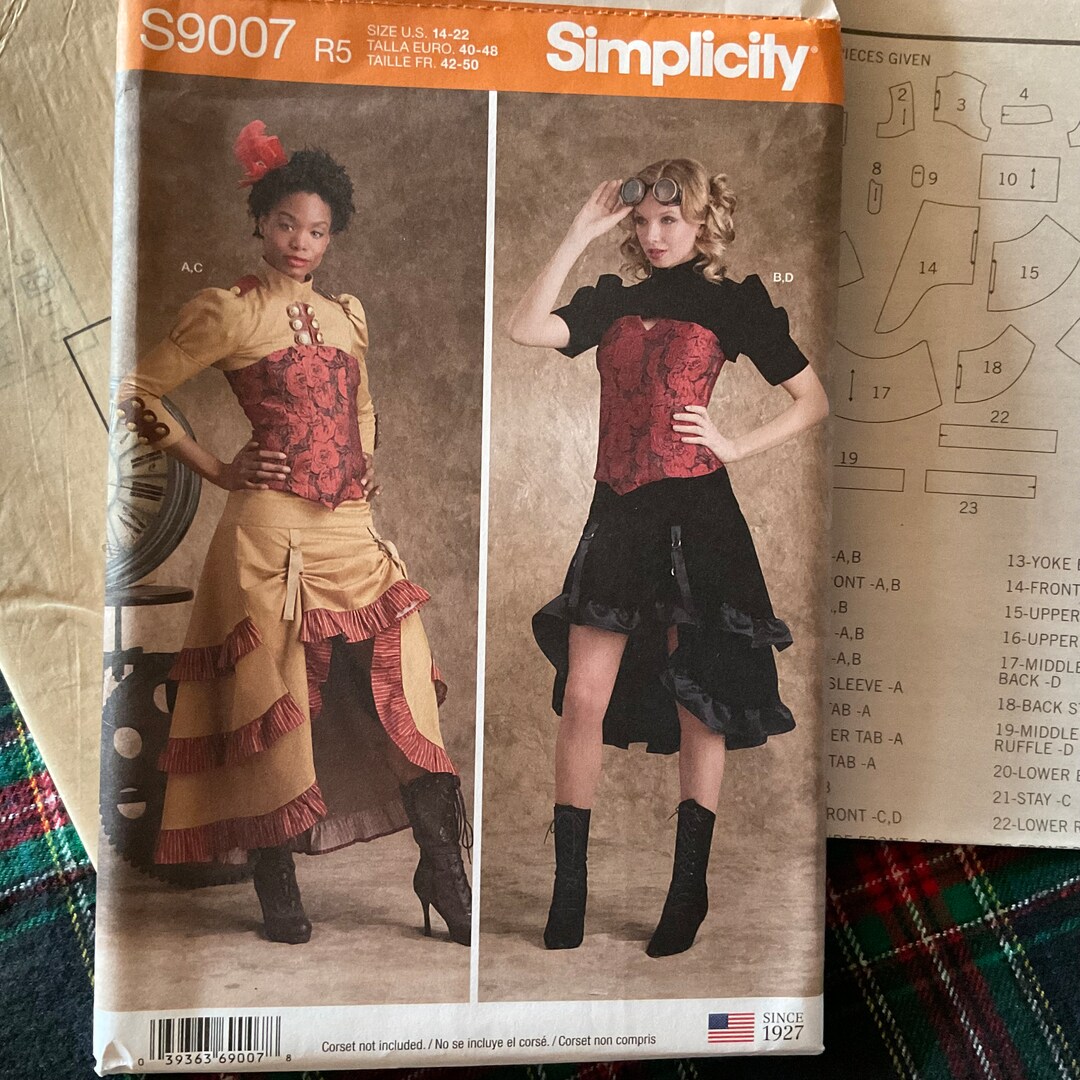 Simplicity S9007 Sewing Pattern 6-14 or 14-22 Bolero Jacket & Skirt ...