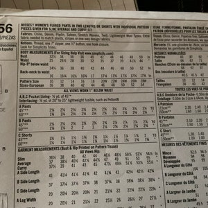 Simplicity 8056 Amazing Fit Sewing Pattern 20W-28W Women’s Flared Pants ...