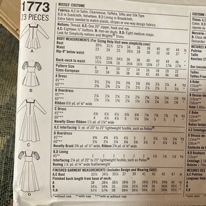 Simplicity 1773 Sewing Pattern Huntress Queen 14-22 Archer Dress Laced Short Long Overdress Top ...