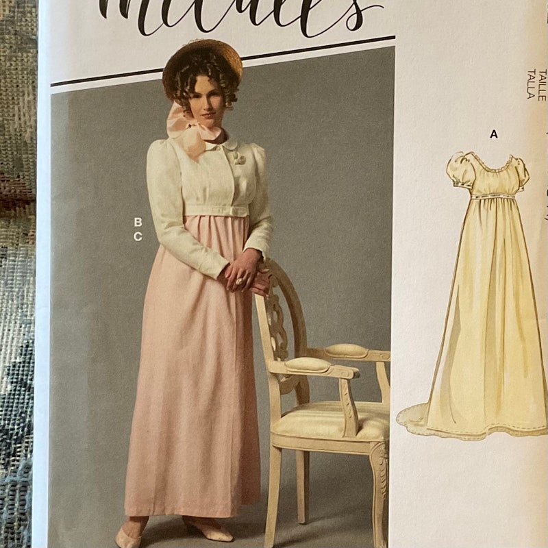 Regency Gown Pattern - Etsy