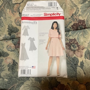 Simplicity 8047 14 16 18 20 22 Amazing Fit Sewing Pattern Misses Miss ...