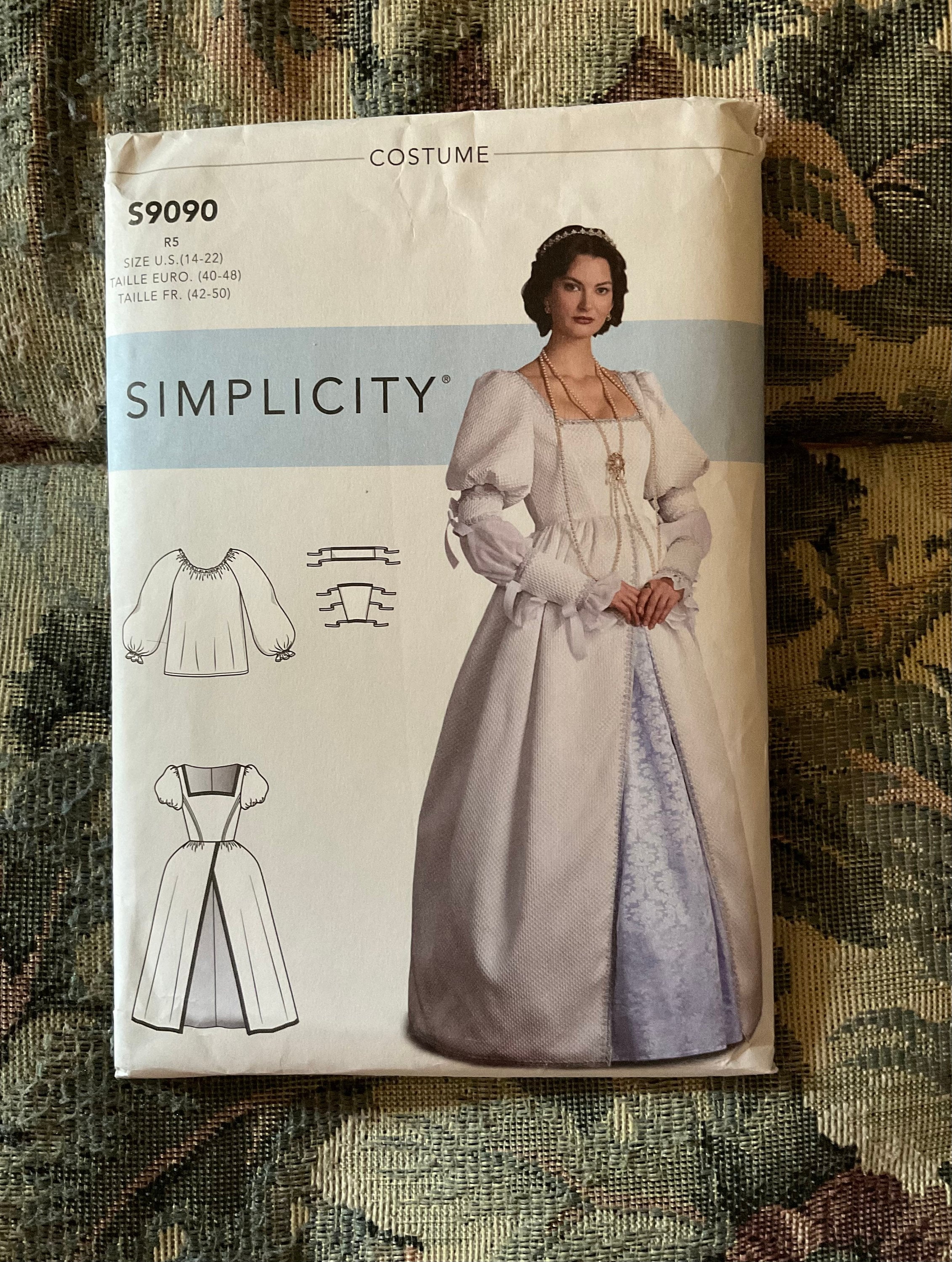 Simplicity S9090 UNCUT Sewing Pattern Misses 14-22 Renaissance - Etsy