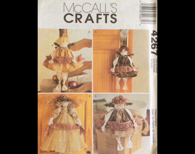 Mccalls 4267 Crafts Sewing Pattern Angels 11” or 31 Inch. Stuffed Body ...