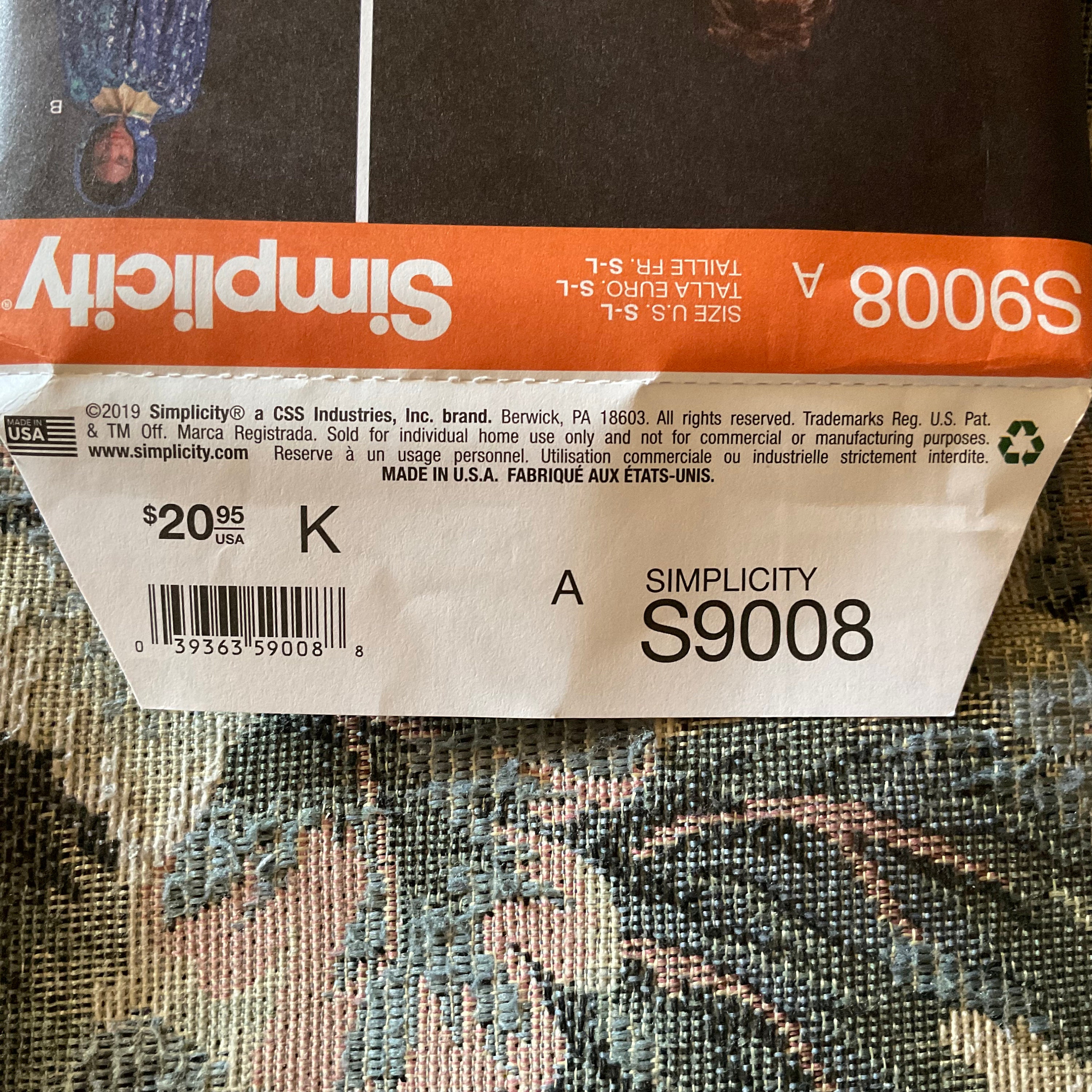 Simplicity S9008 Sewing Pattern Capes Collar or Hood, Long or Short ...