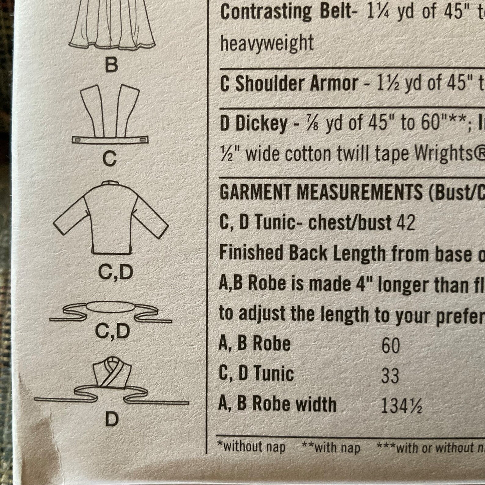 Simplicity 5840 Sewing Pattern Hooded Cape XS-XL Science Fiction ...