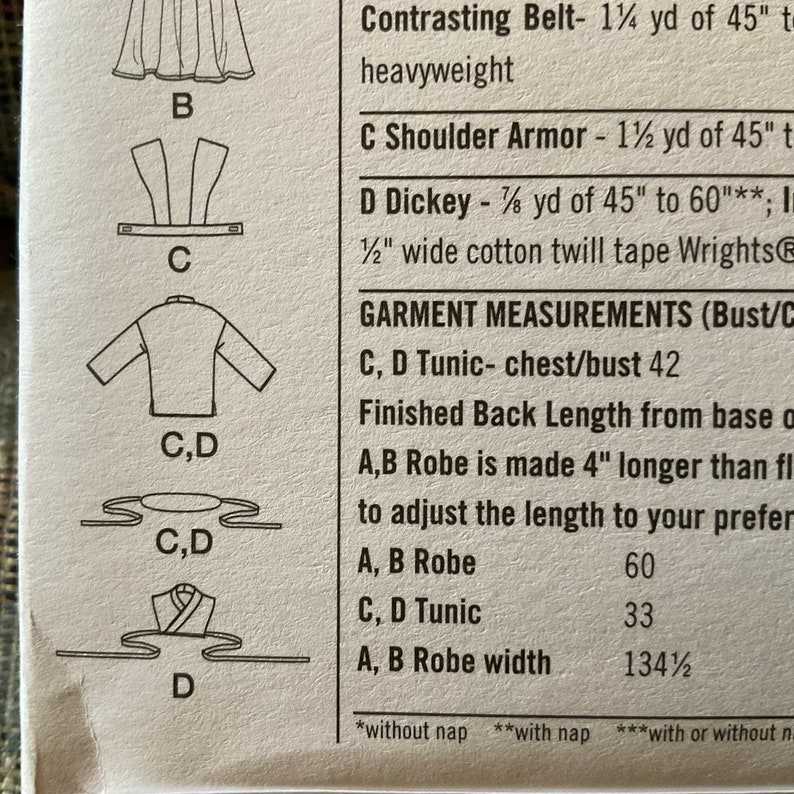 Simplicity 5840 Sewing Pattern Hooded Cape XS-XL Science Fiction ...