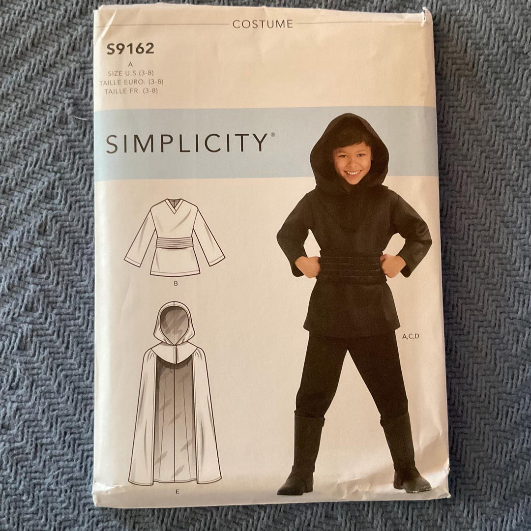 Simplicity S9162 Sewing Pattern Kids Ninja Warrior for Children’s ...