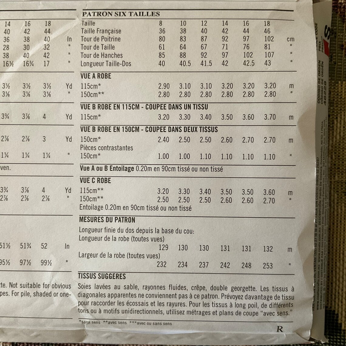 New Look 6229 Sewing Pattern Boho Dress, Sleeveless or Short Kimono ...