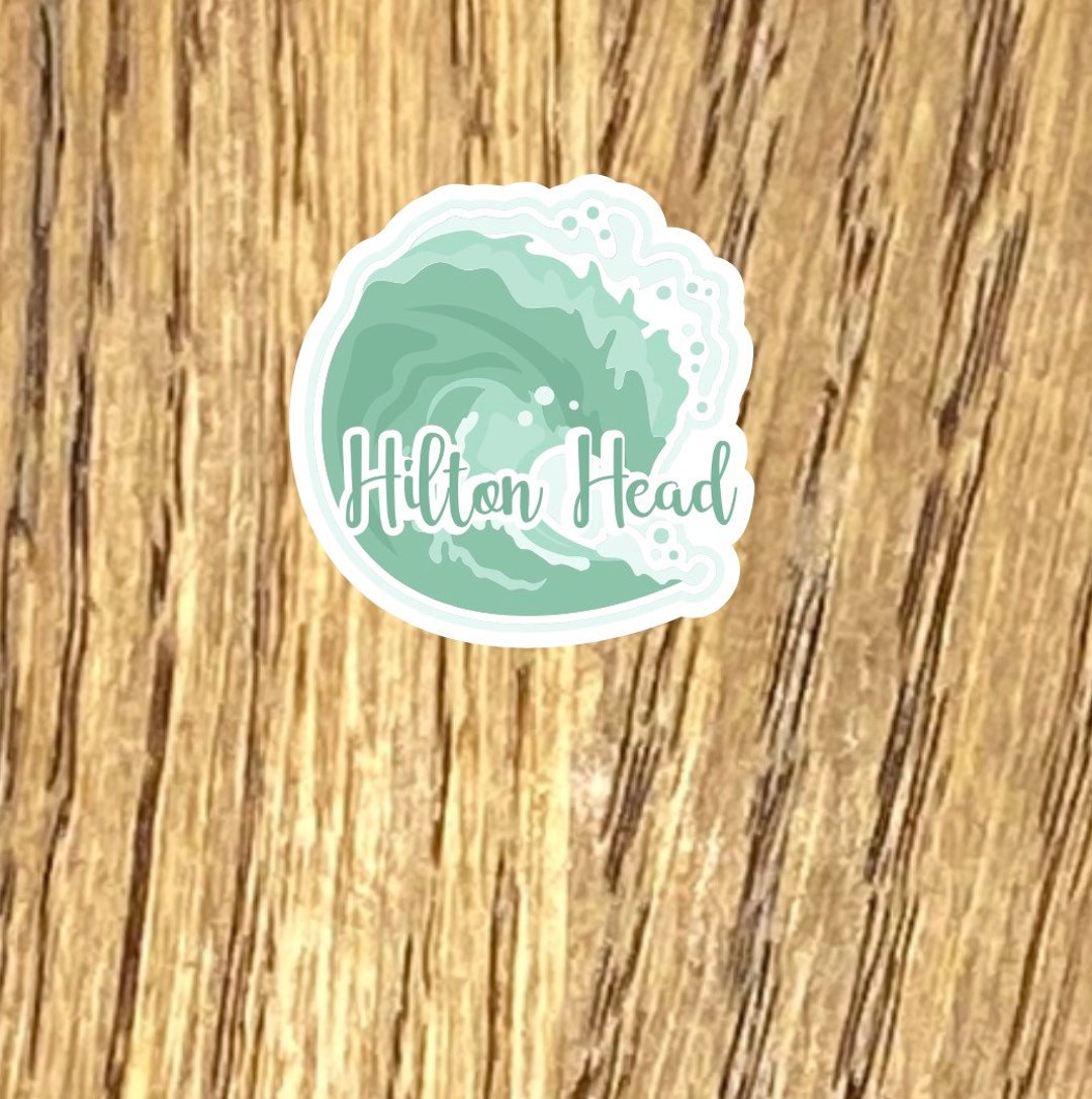 Hilton Head Sticker 2.5" Sticker Decal, Sticker for Laptop or Water ...