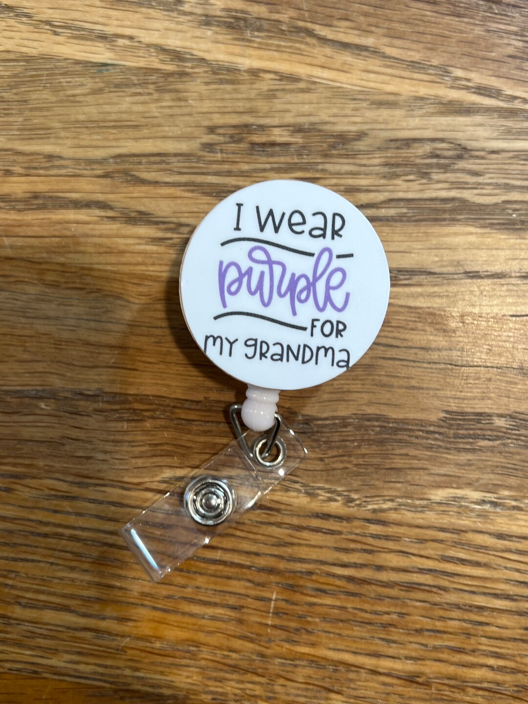 Alzheimer's, Dementia Badge Reel for Nurse or Teacher, Nurse Gift ...