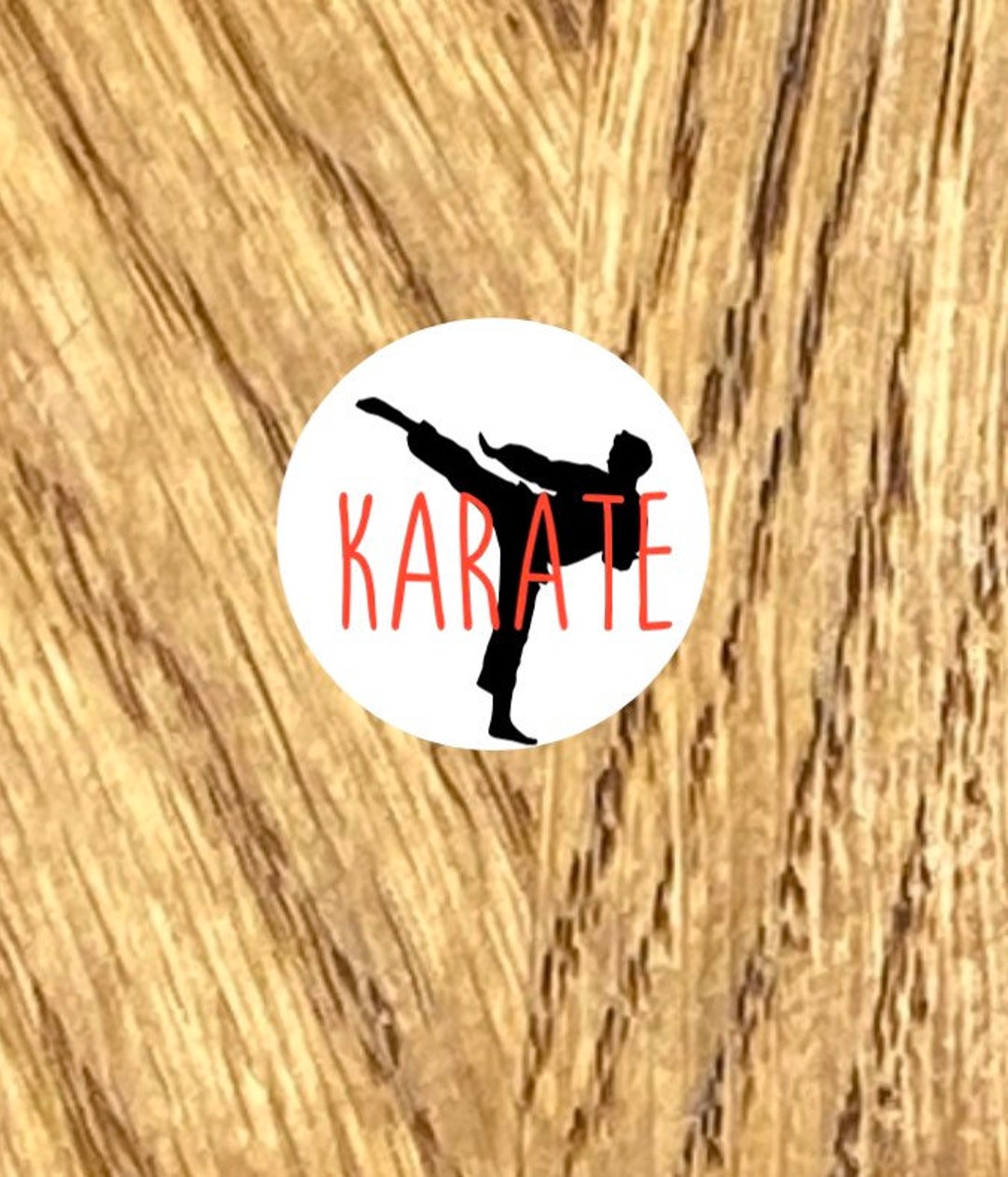 Karate Practice Planner Stickers, .5" Round, 40 Stickers,karate ...
