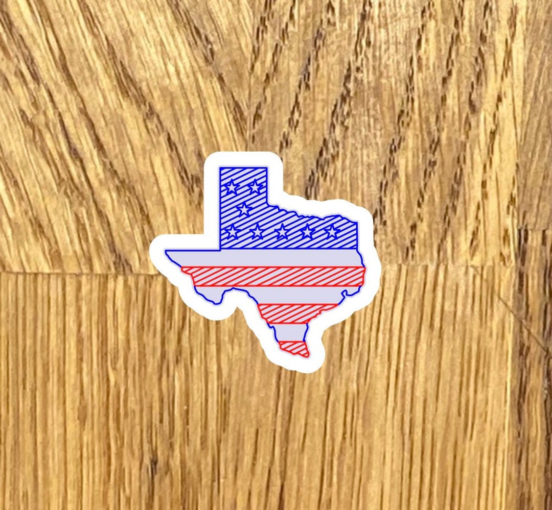 Texas Sticker 2.5 Sticker Decal, Sticker for Laptop or Water Bottle ...